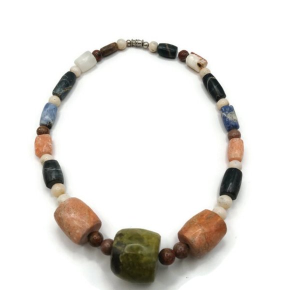 Jewelry | Peruvian Necklace Handmade Natural Stone Chavin De Huantar ...